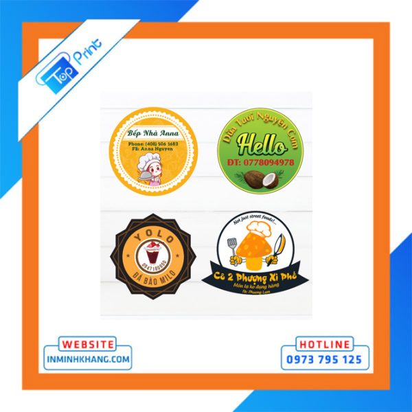 In Sticker giá rẻ tại TP.HCM [ Lấy ngay trong 24h]