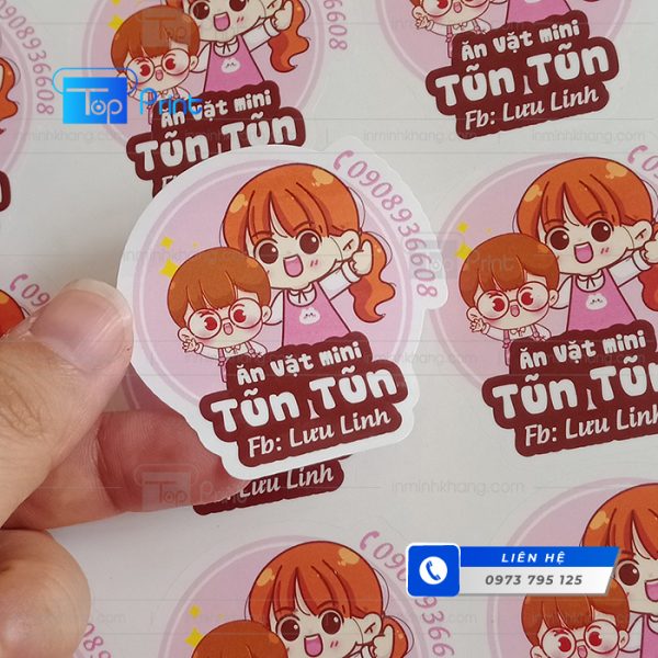 Xưởng In Sticker giá rẻ tại TP.HCM, Hà Nội [ Lấy ngay trong 24h]