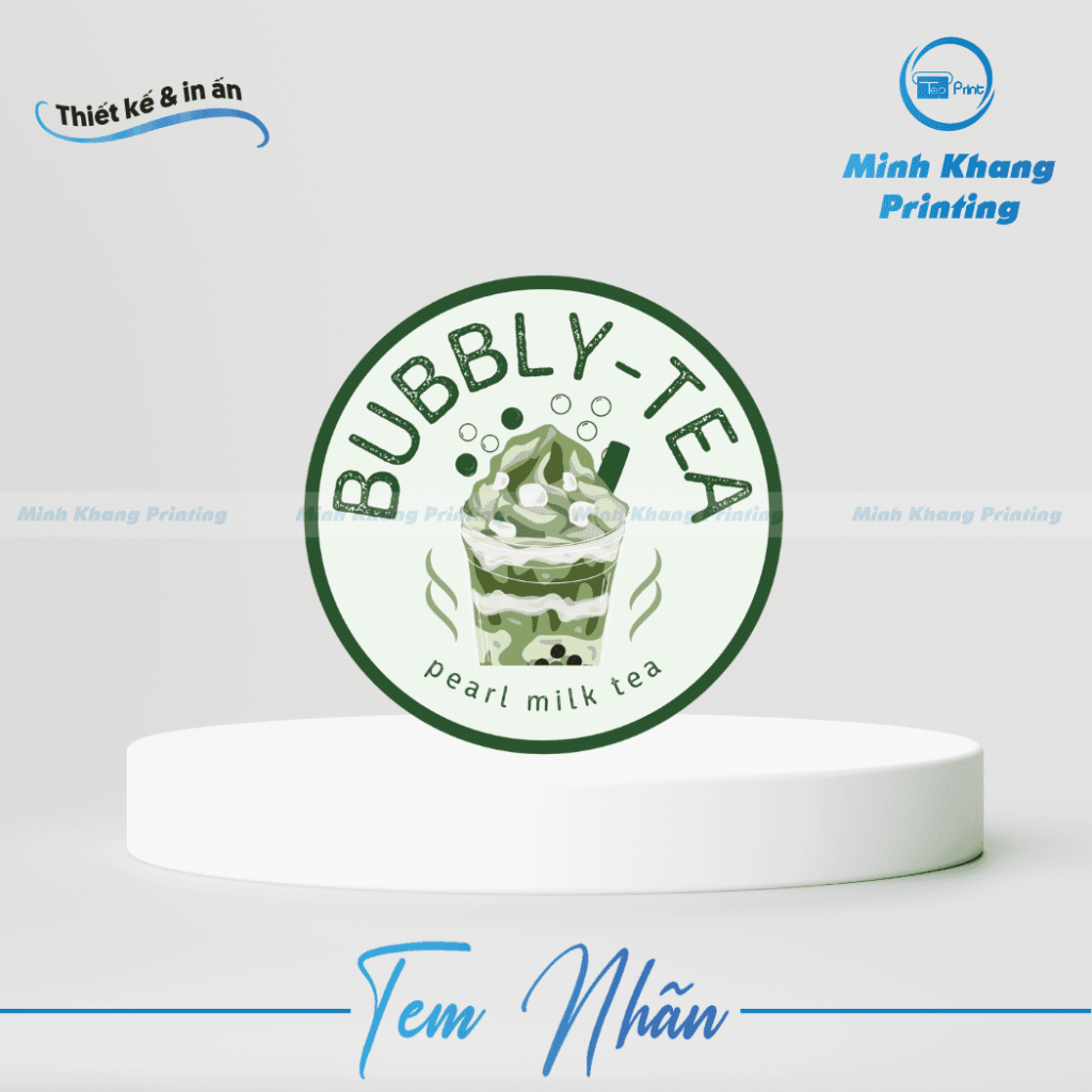 33+ Mẫu Tem Dán Ly Trà Sữa Đẹp & Hot Trend Hiện Nay