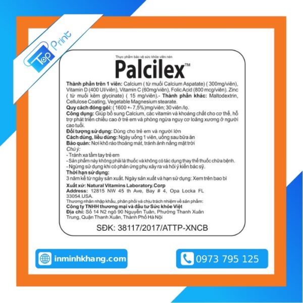 20+ Mẫu Tem Phụ Sản Phẩm Hàng Nhập Khẩu